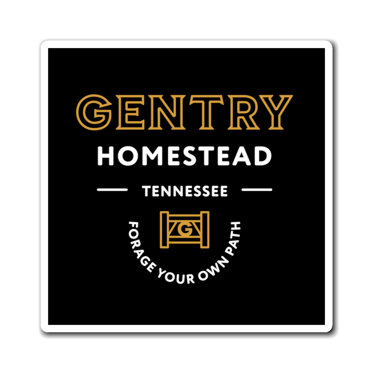 GH Badge Magnet - Gentry Homestead